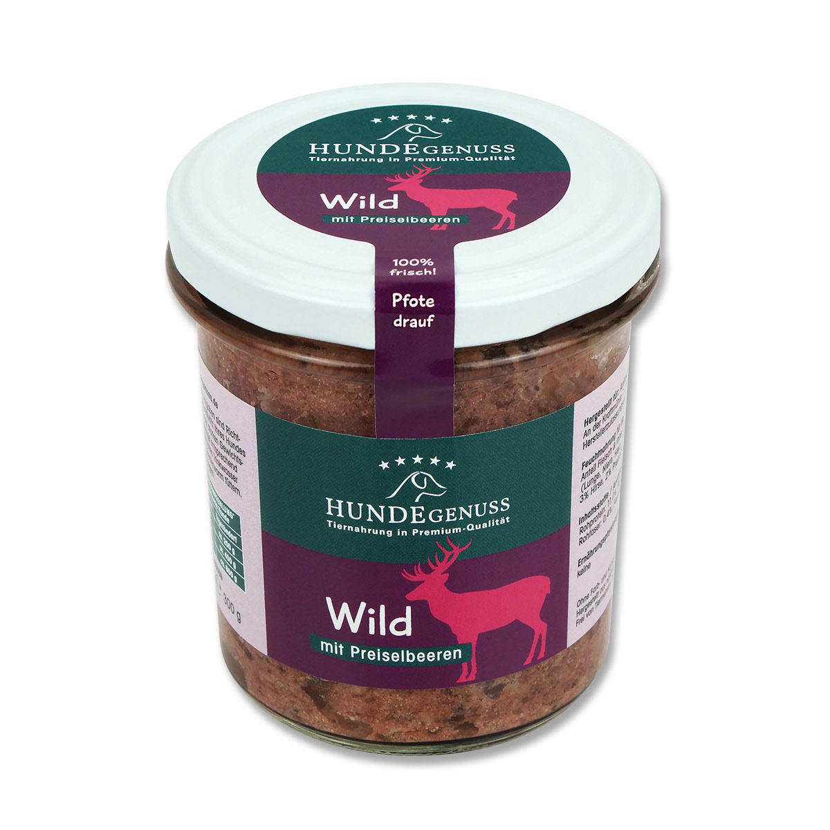 Hundefutter aus dem Glas